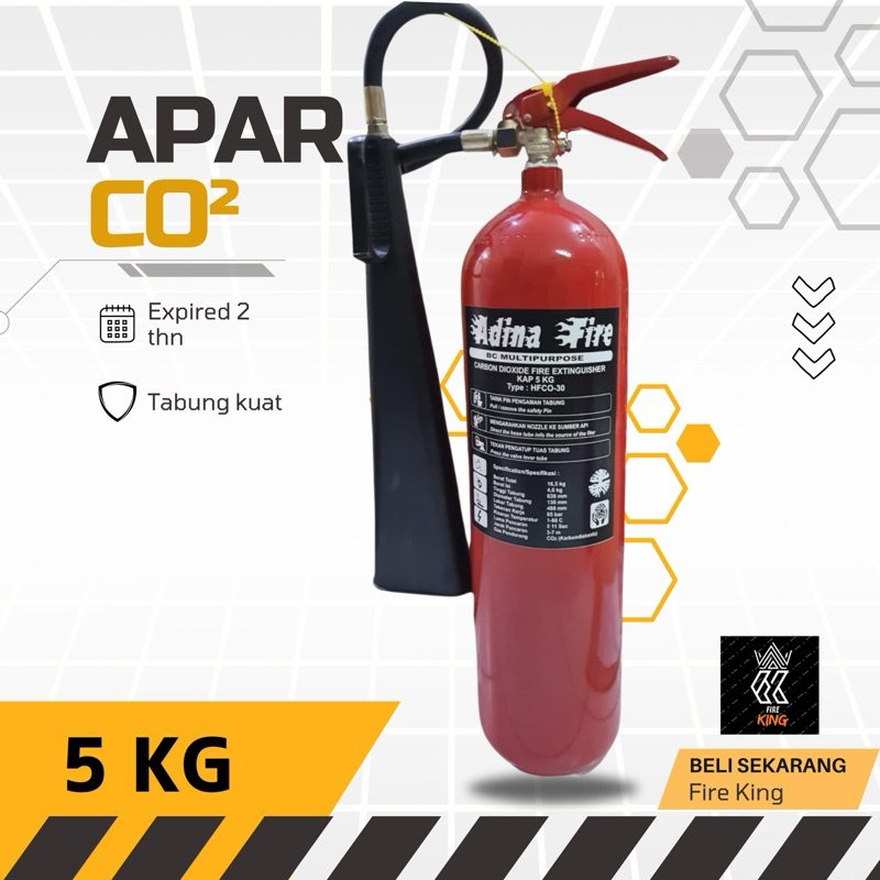 Jual Apar pemadam 5 kg CO2 Adina Fire | Shopee Indonesia