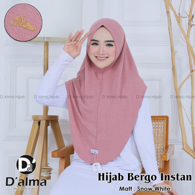 Jual hijab bergo instan d'alma jilbab instan Syiria L premium harian ...