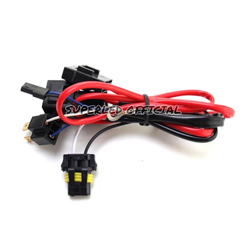 Jual Kabel Super Relay Set Lampu Biled Proyektor Relay Socket H4 input ...