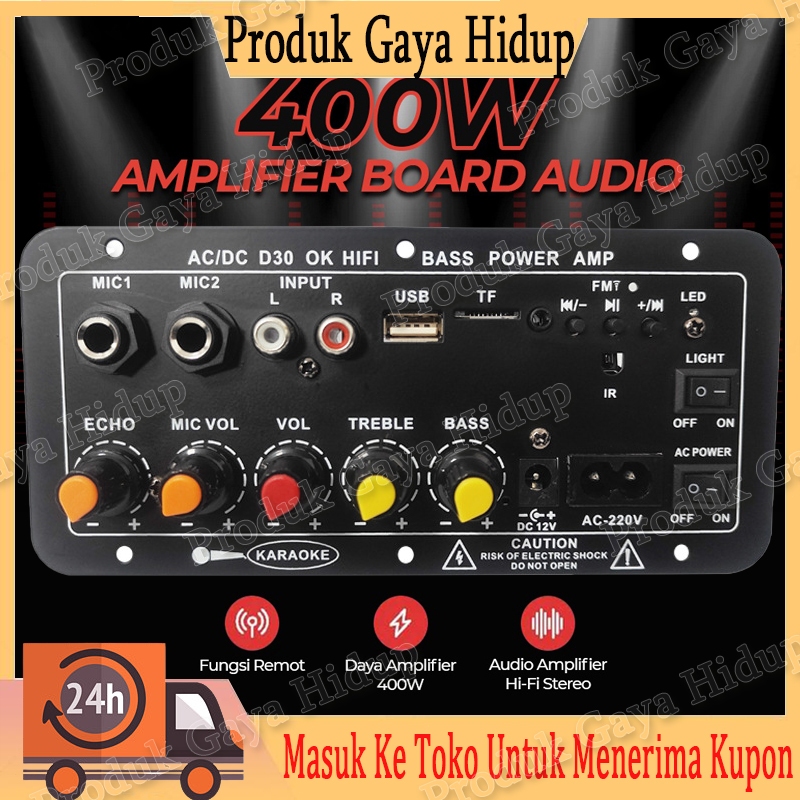 Jual 400W Bluetooth Amplifier Board 220V 12V 24V Digital Bluetooth ...