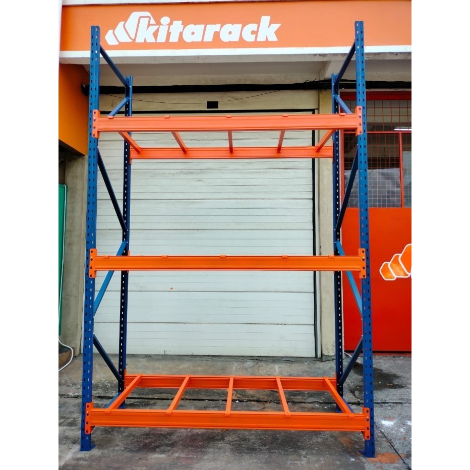 Jual Rak Palet 1 TON KITARACK Pallet Rack Heavy Duty Panjang 2.5 Meter ...