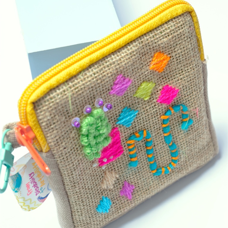 Jual PUKA Pixy Mini Wallet Dompet Kecil Sulam Goni | Shopee Indonesia