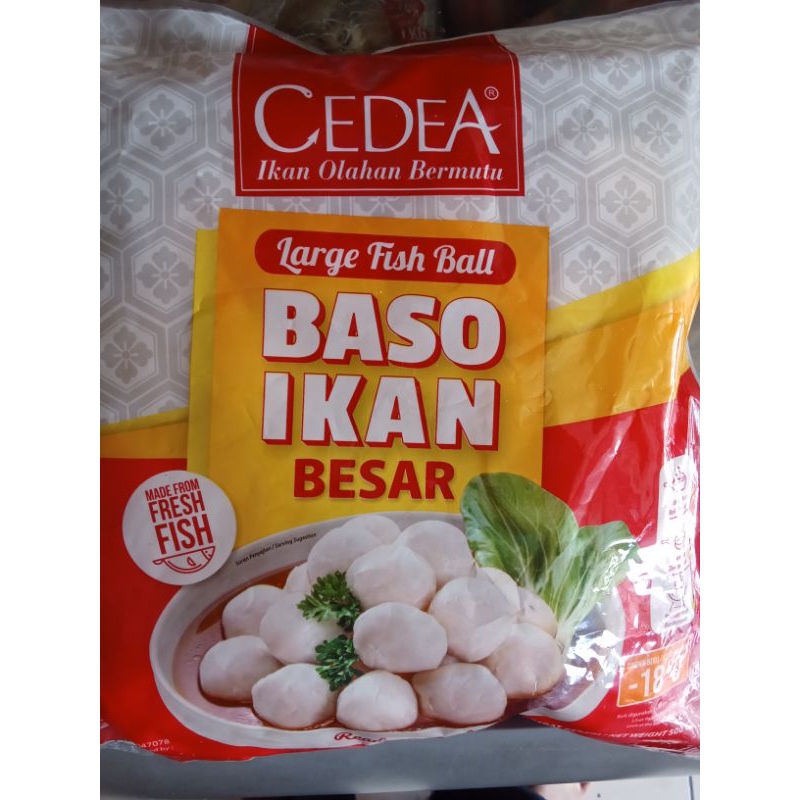 Jual Cedea Baso Ikan Besar/Fish Ball (500gr) | Shopee Indonesia