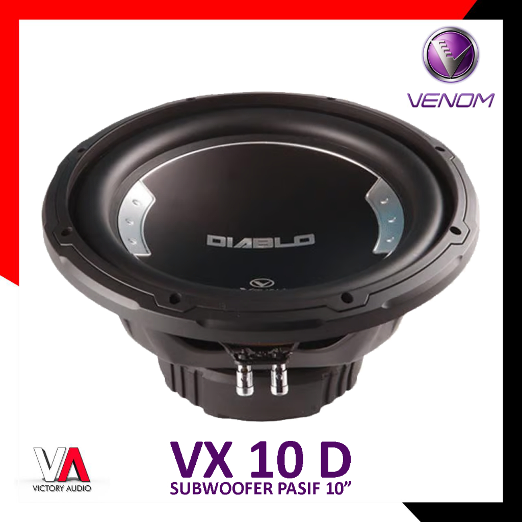 Jual Subwoofer Pasif VENOM DIABLO VX10D VX 10 D 10 Inch Passive Sub ...