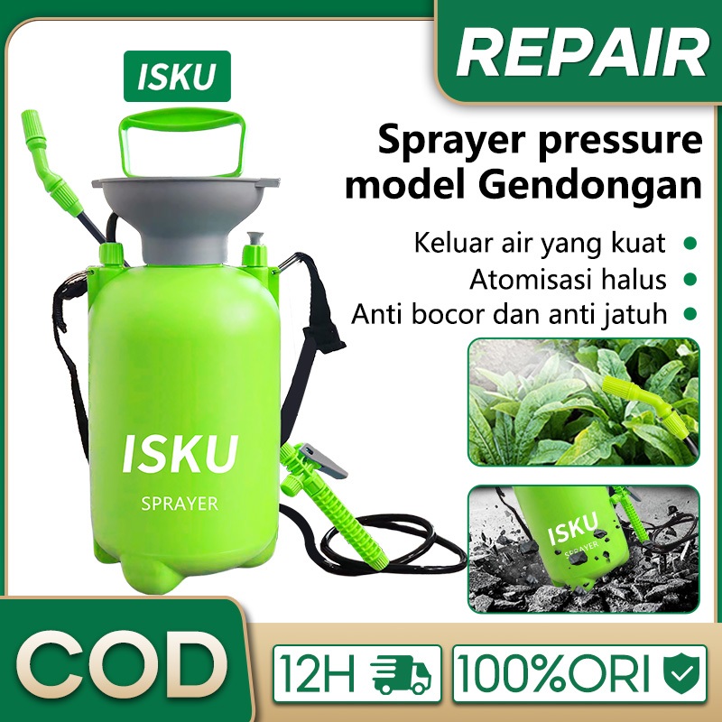 Jual ISKU Pressure Sprayer Multi Fungsi 5L Alat Semprot Tanaman 5 Liter ...
