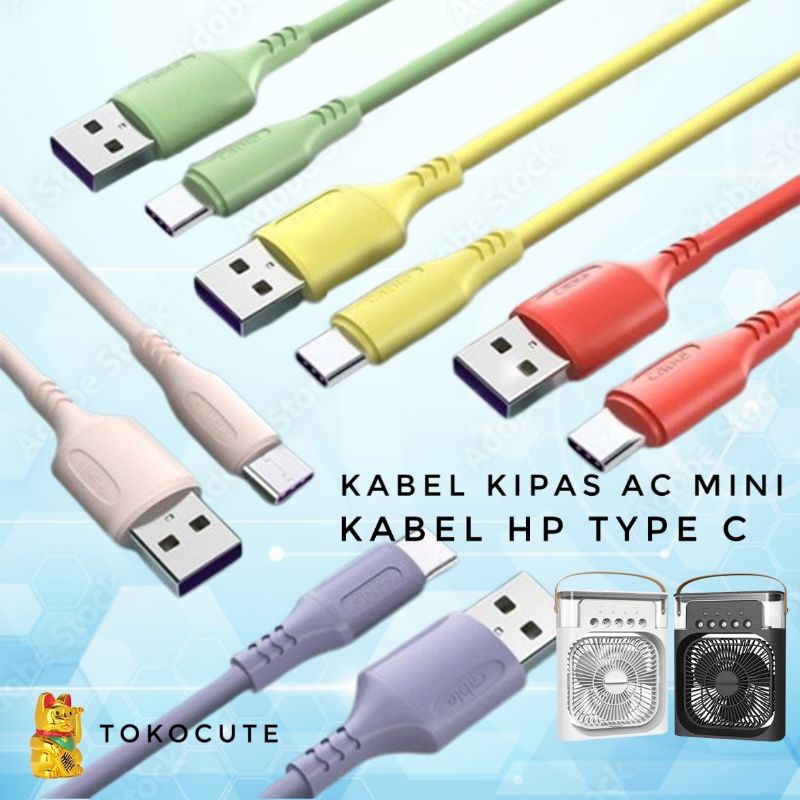 Jual Kabel Casan Kipas Angin AC Mini, Kabel Charger Kipas Angin Air ...