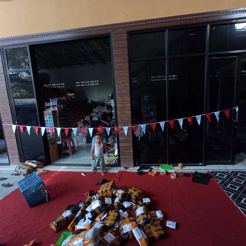Jual Bendera renteng segitiga merah putih panjang 5M bendera umbul2 ...