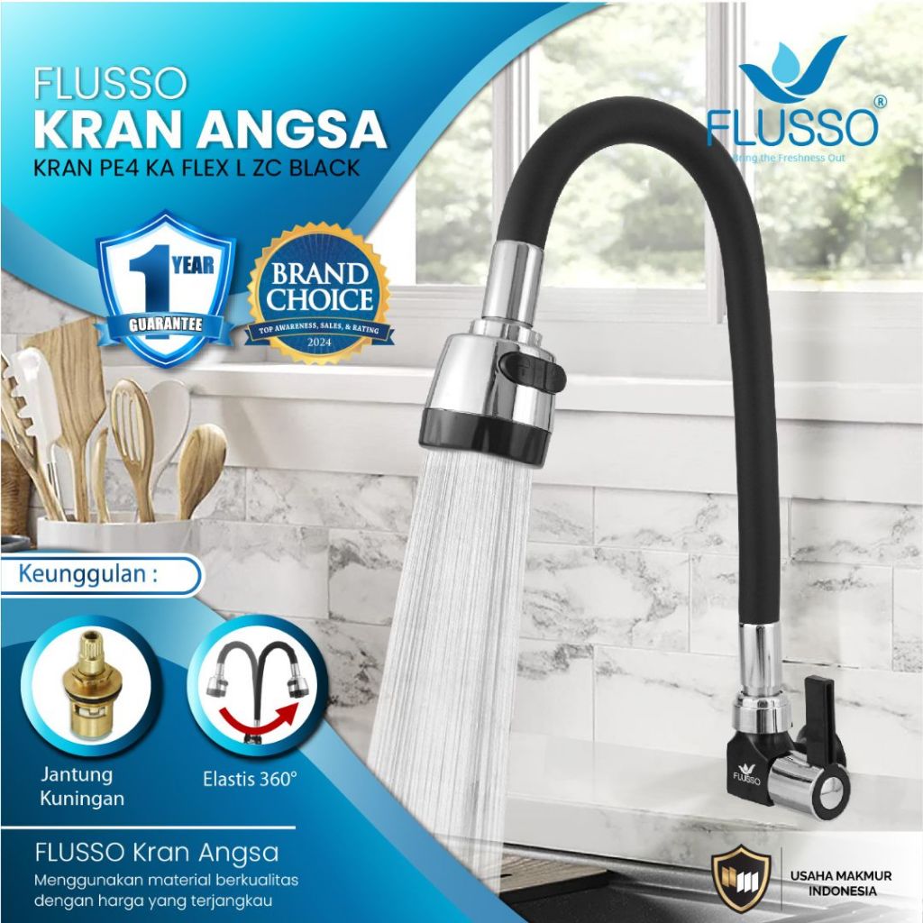 Jual FLUSSO KRAN CUCI PIRING | Kran Angsa Wastafel | Kran Angsa Cuci ...