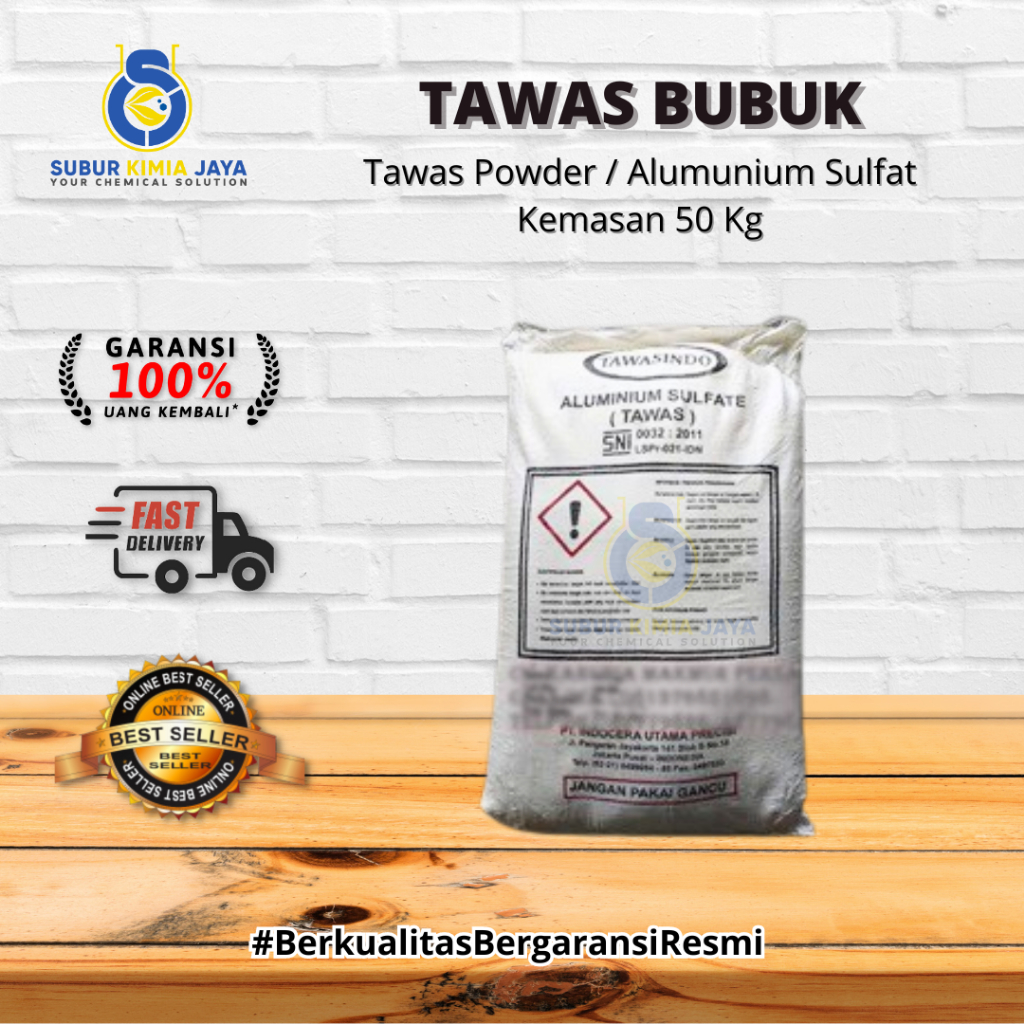 Jual Tawas Bubuk PREMIUM INDOCERA / Tawas Powder / Alumunium Sulfat ...