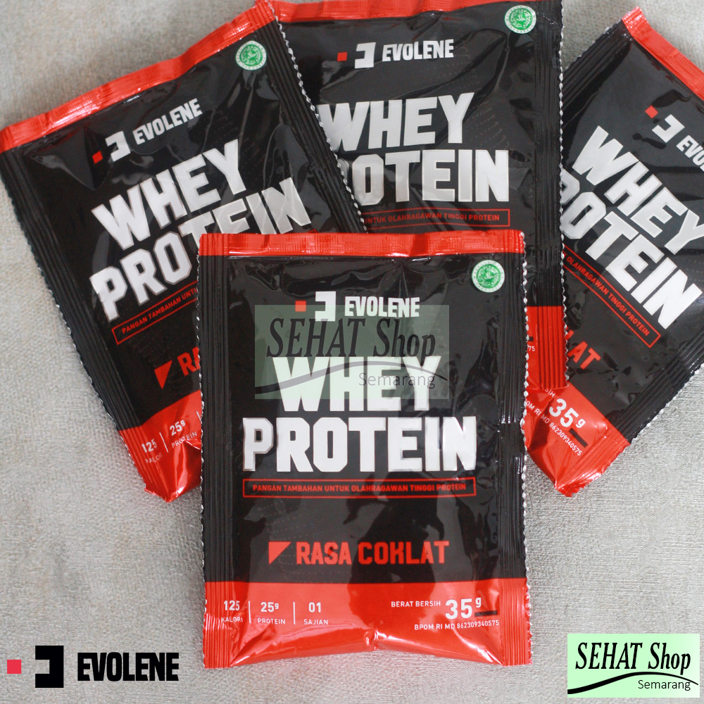Jual Evowhey Evolene Whey Protein SACHET ECERAN - Suplemen Fitness Susu ...