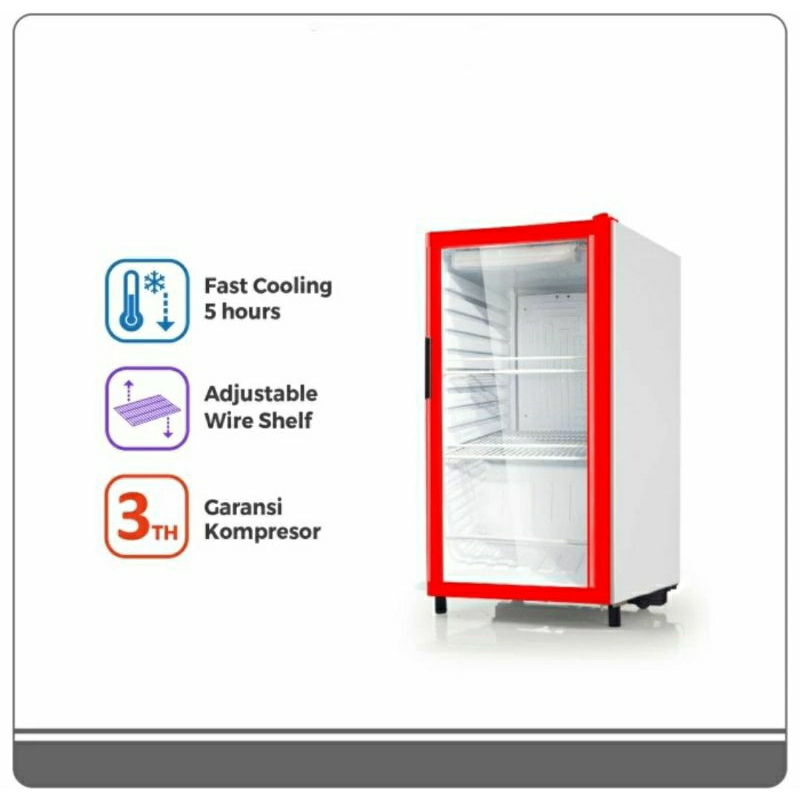 Jual Uchida USG-126-RW Showcase Chiller Display Pendingin Minuman 126 ...