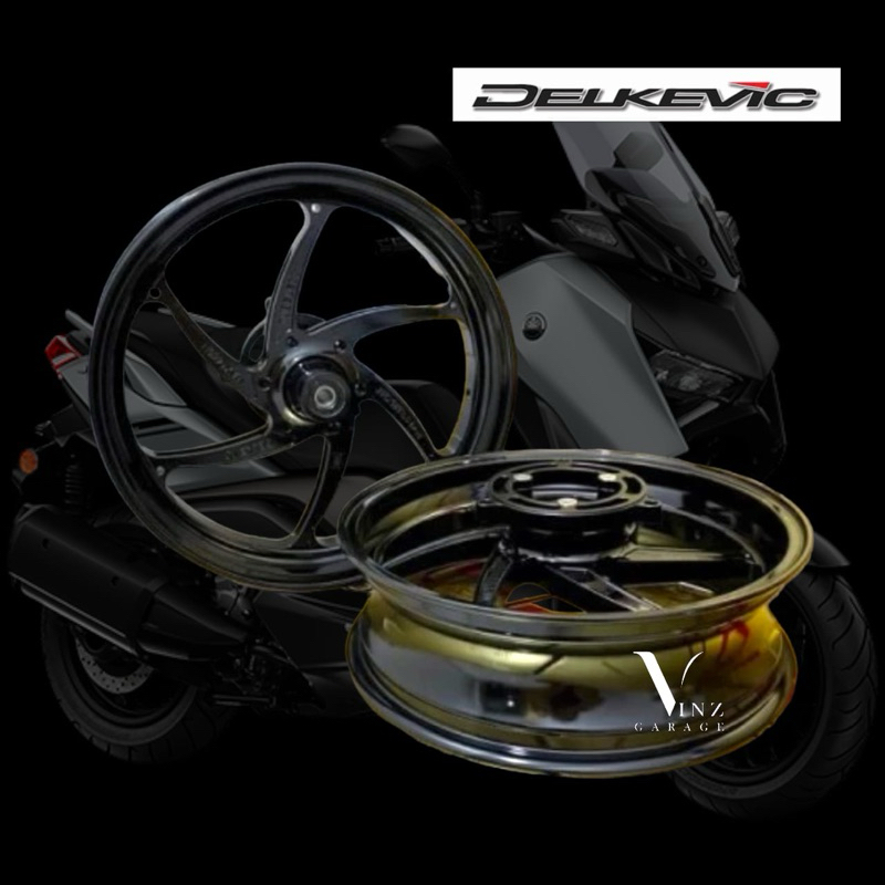 Jual Velg Delkevic Xmax Hitam Single Disc // Velg Xmax By delkevic ...
