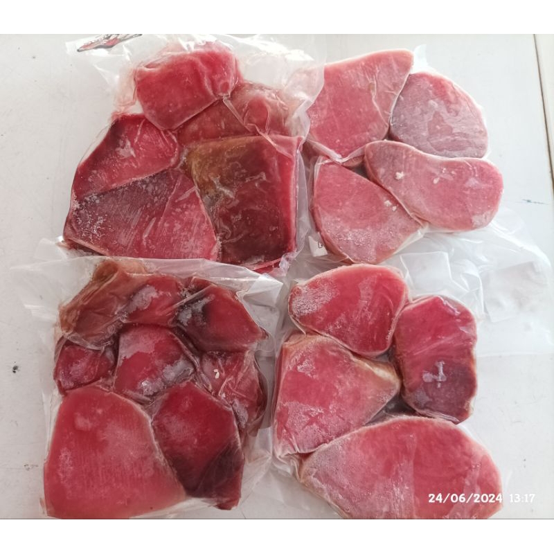 Jual Tuna Steak Tuna Fillet Tuna Cut Tuna Saku 500gr | Shopee Indonesia