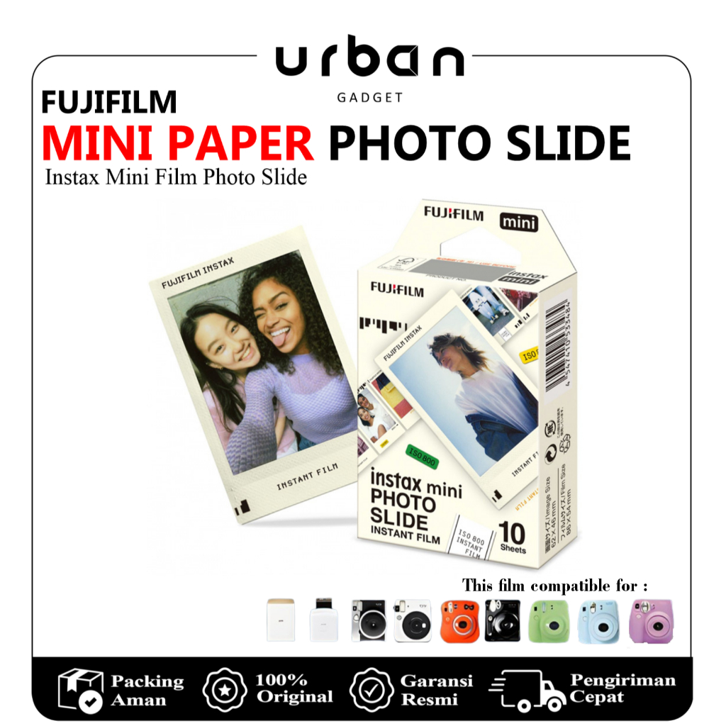 Jual FUJIFILM Instax Mini Paper Photo Slide - Paper Film Instax ...