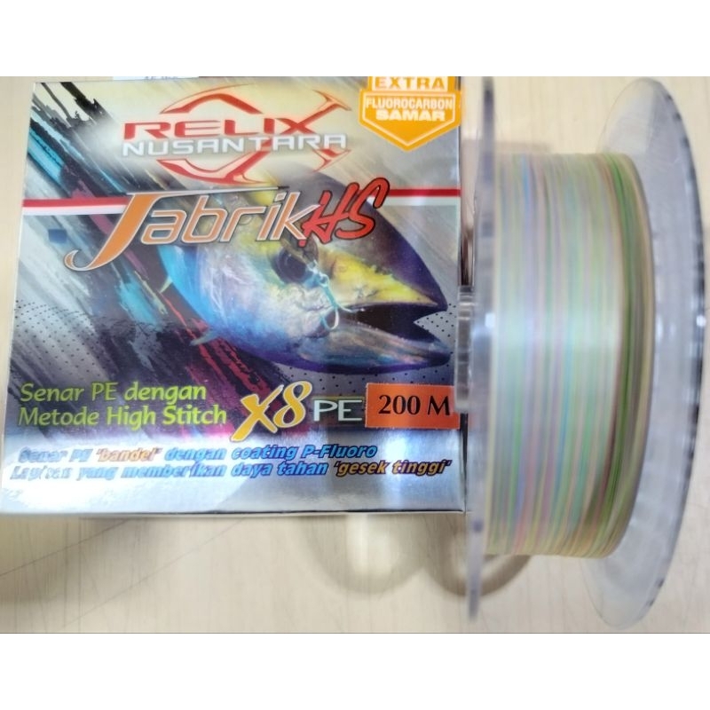 Jual RELIX NUSANTARA JABRIK hs X8 /200m | Shopee Indonesia