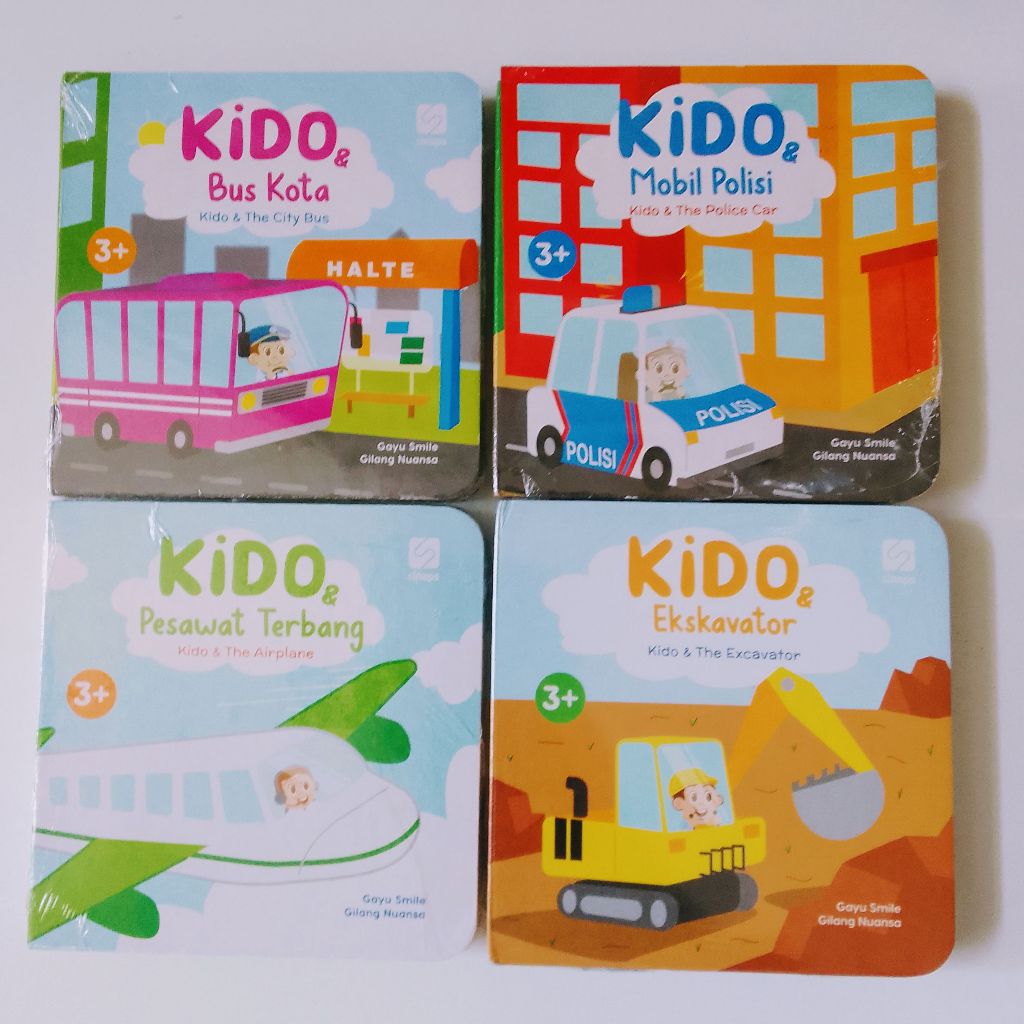 Jual Board book mini seri Kido & kendaraan | Shopee Indonesia