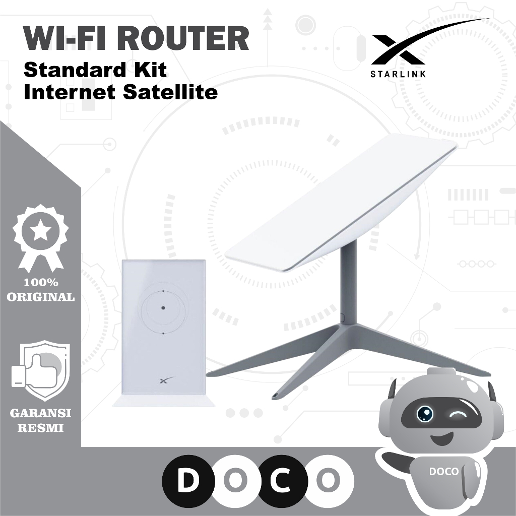 Jual Starlink Standard Internet Kit Satellite Antenna Antena Wifi ...