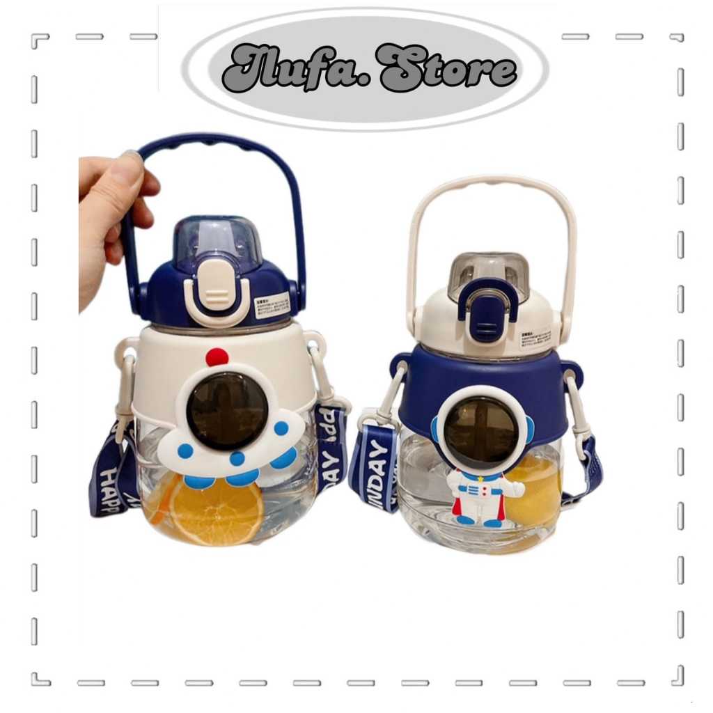 Jual ILU260 Botol Viral Gemoy 600ml 700ml 1,3ml Bening Botol Karakter ...