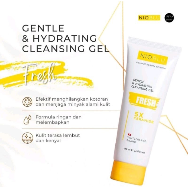 Jual Sabun wajah Nioblu Fresh Gel Cleanser | Shopee Indonesia