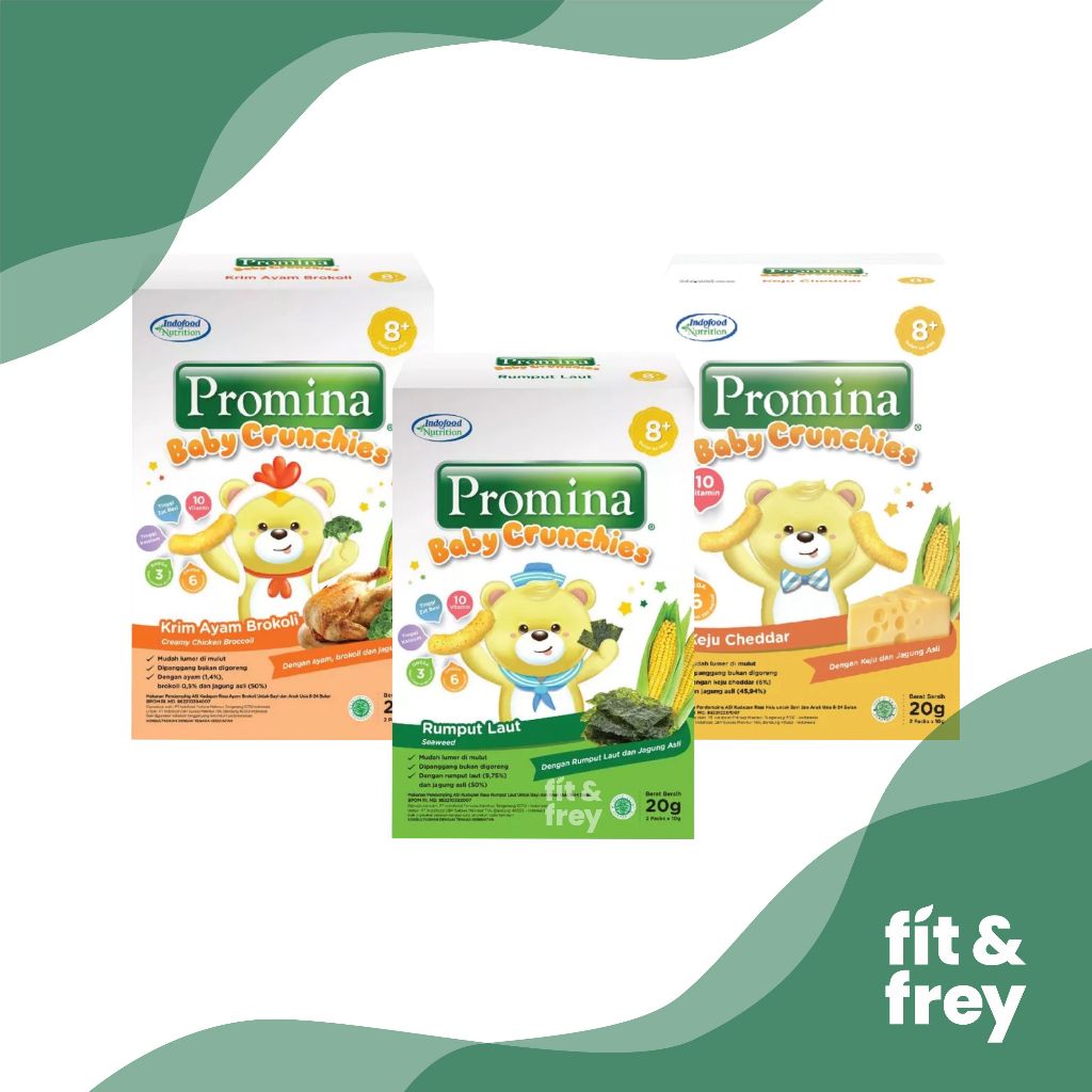 Jual PROMINA Baby Crunchies 20g - Keju Cheddar - Snack Bayi - Cemilan ...