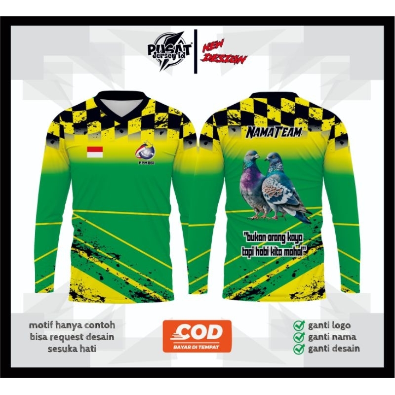 Jual JERSEY MERPATI CUSTOM GRATIS DESAIN | Shopee Indonesia