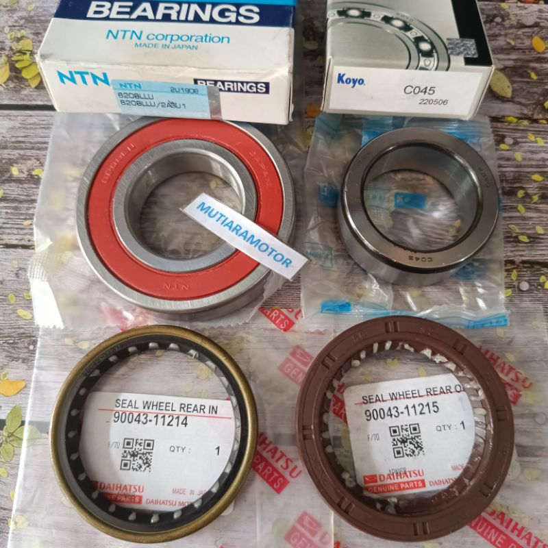 Jual BEARING SET + SEAL RODA BELAKANG TAFT HILINE 6208LLU + C045(1 SET 1 RODA) | Shopee Indonesia