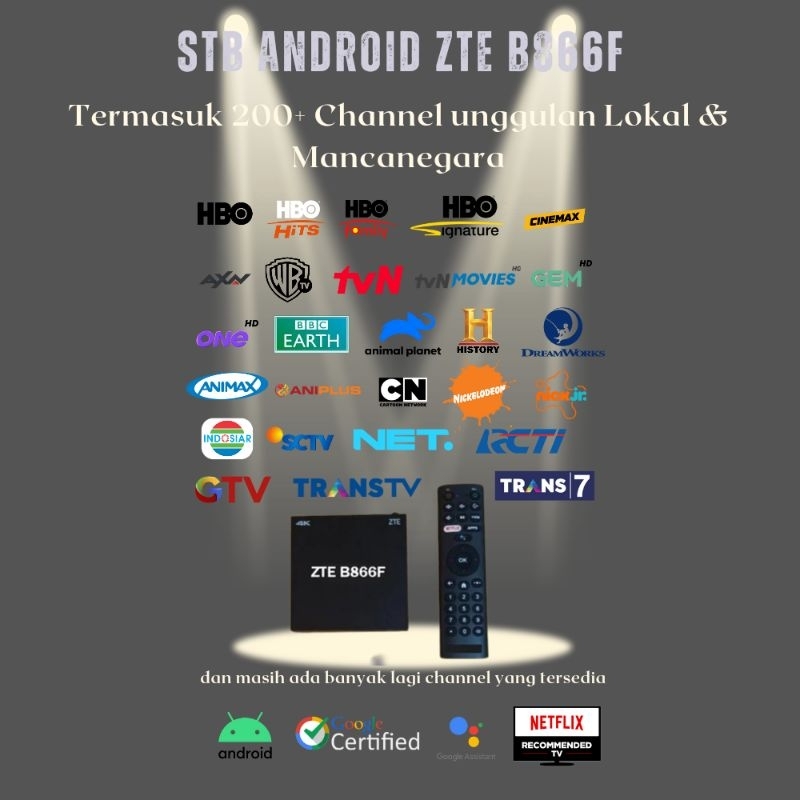 Jual STB Android B866F NEW CFW Full Aplikasi Bisa Youtube Netflix ...