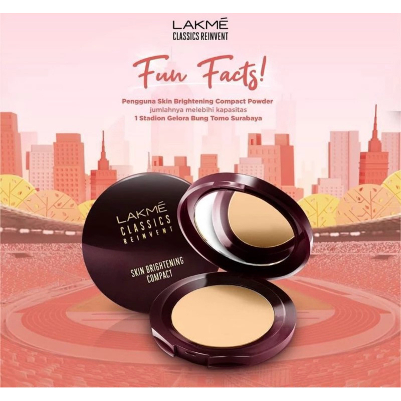 Jual LAKME CLASSIC SKIN BRIGHTENING COMPACT / Bedak Padat Lakme Classic ...
