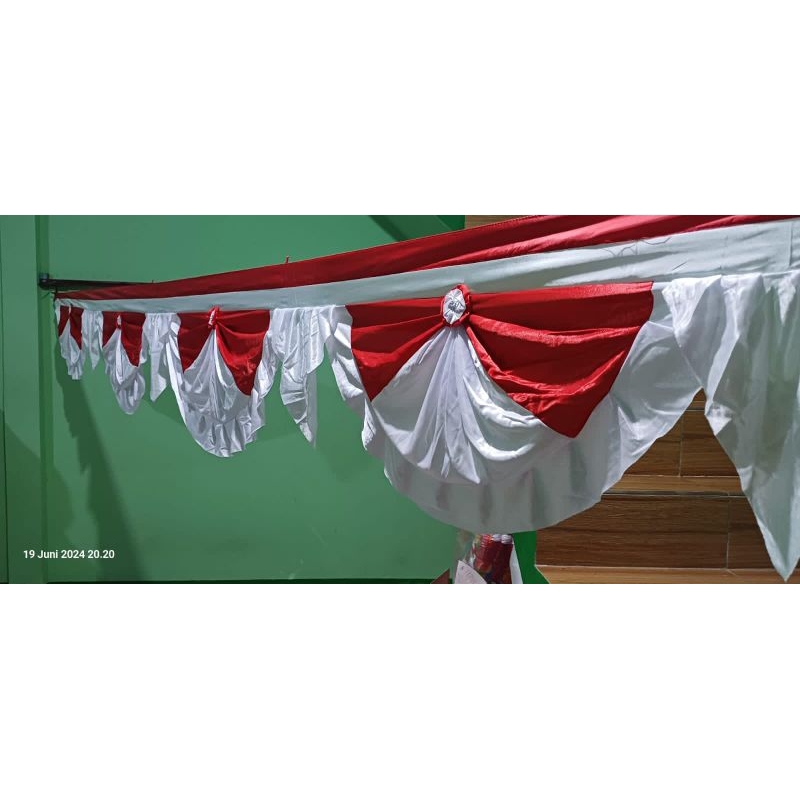 Jual bendera background merah putih bendera bekron merah putih bendera ...