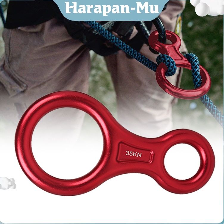 Jual Penjualan Spesial 35KN Figure 8 Climbing Rescue Safety Descender ...