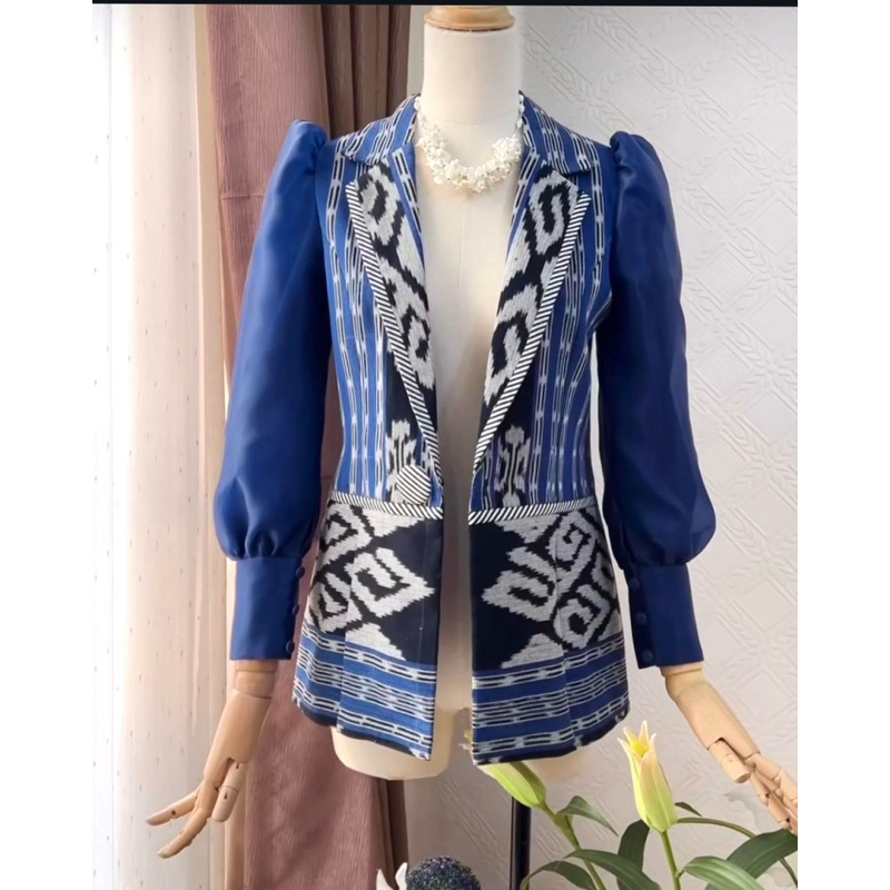 Jual BLAZER TENUN MODERN NUSANTARA | Shopee Indonesia