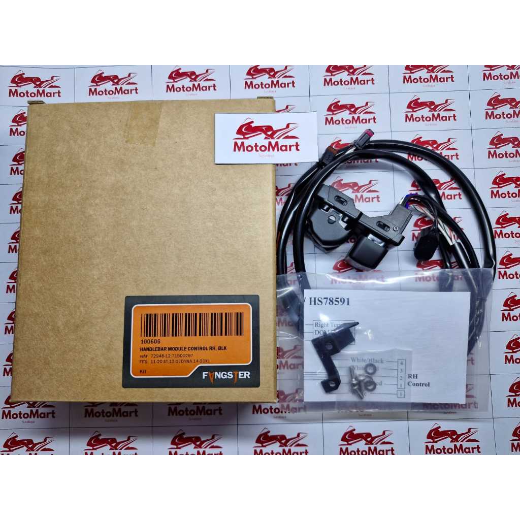 Jual Right Hand Control Module Harley Davidson Can Bus Black (Fangster ...