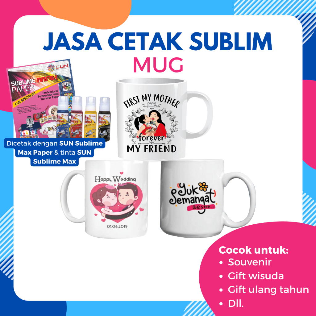 Jual Sablon Sublime Mug Custom | Shopee Indonesia