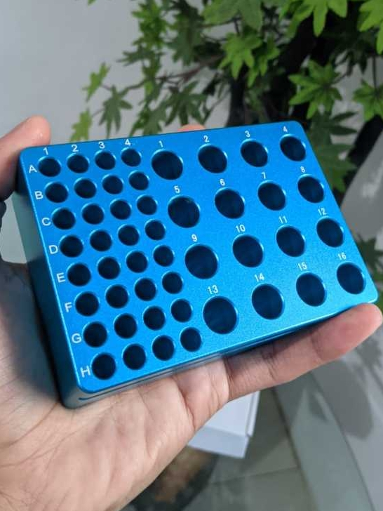 Jual Microtube and PCR Cooling Block / Rack Aluminium 16x2.0ml, 32x0 ...