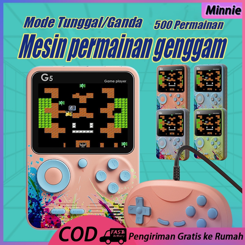 Jual Handheld Game Console 500 In 1 Classic Game Color Screen/Konsol ...
