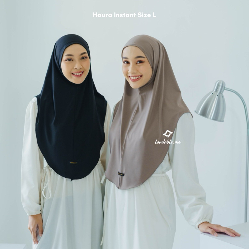 Jual Laudable - Haura Instan Size L (Bergo Jersey Malay Non Pad ...