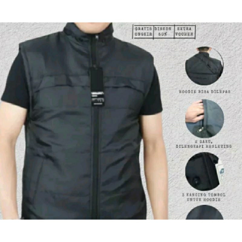 Jual Rompi Parasut Polos/Rompi Outdoor/Rompi Touring/Rompi Komunitas ...