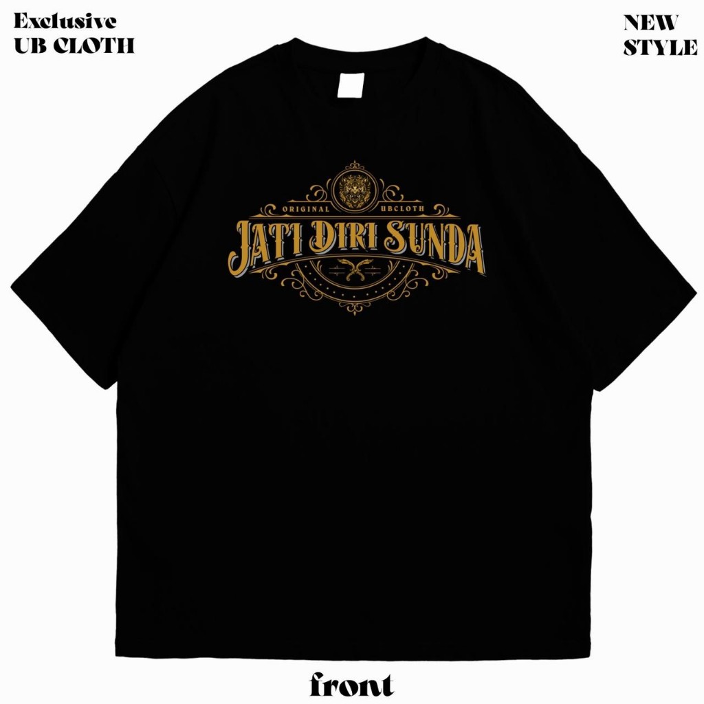 Jual Kaos Jati Diri Sunda Tshirt Pria Wanita unisex Cotton Combed 24s ...