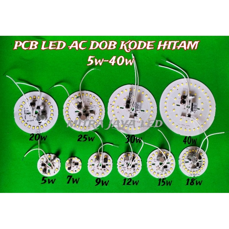 Jual LED AC HITAM 220 5,7,9,12,15,18,20,25,30,40w | Shopee Indonesia