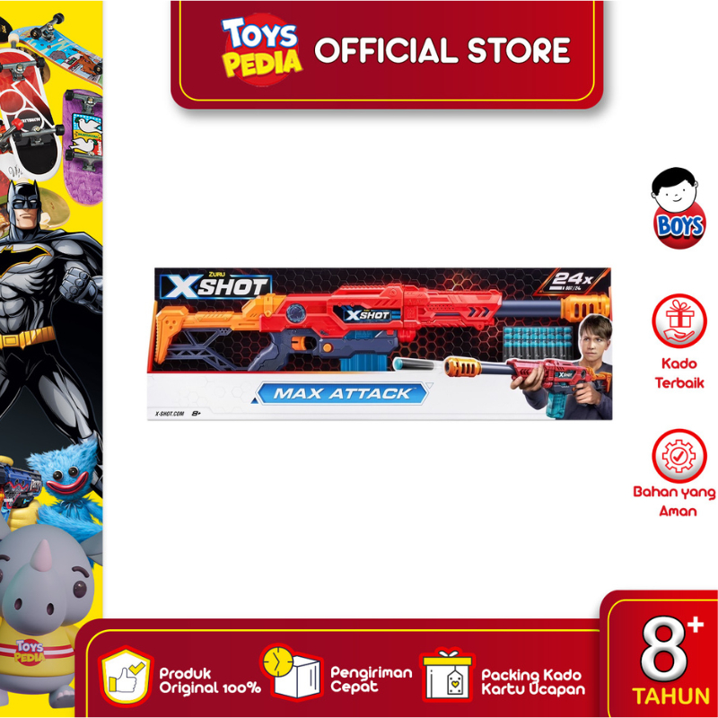 Jual Mainan Blaster XSHOT New Excel Max Attack | Shopee Indonesia