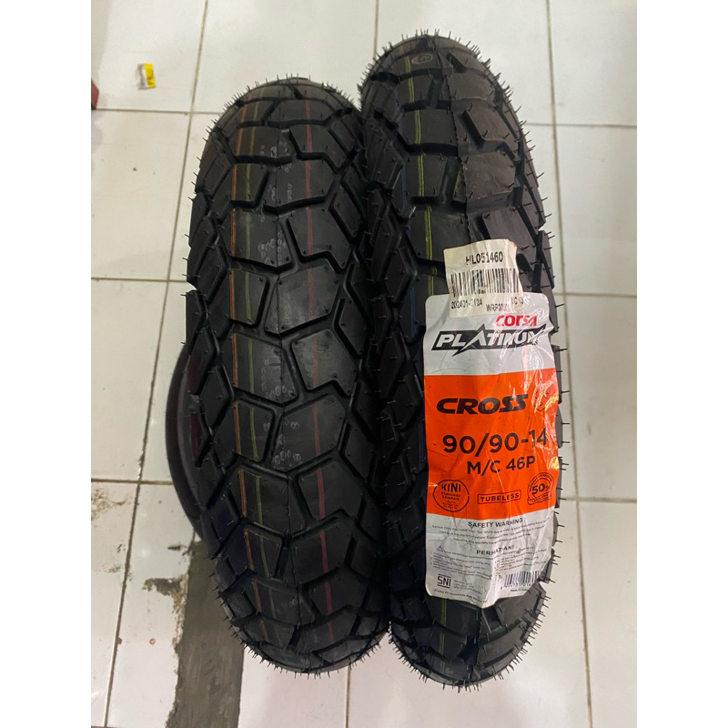 Jual Ban CORSA Platinum Cross S 90/90-14(Tubeless) | Shopee Indonesia
