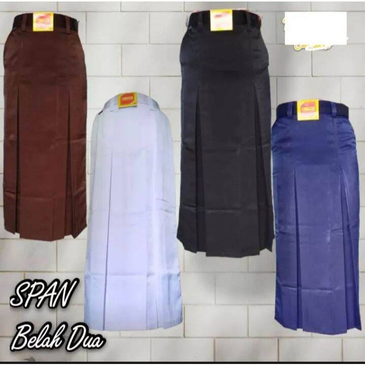 Jual ROK SEKOLAH MODEL SPAN REMPEL BELAH DUA PANJANG SMP SMA | Shopee ...