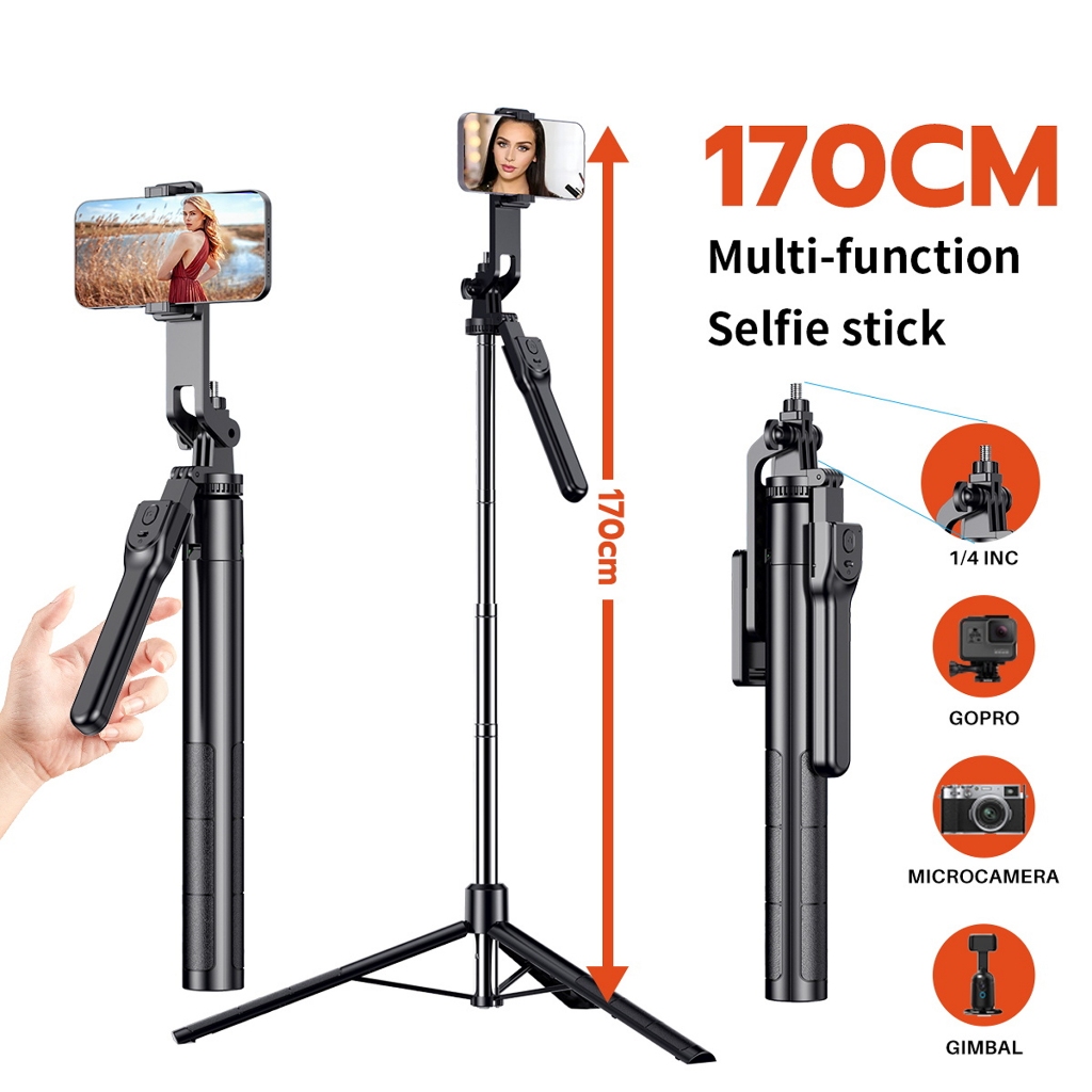 Jual Jovitech 170cm Tongsis Selfies Stick Bluetooth Tripod Remote