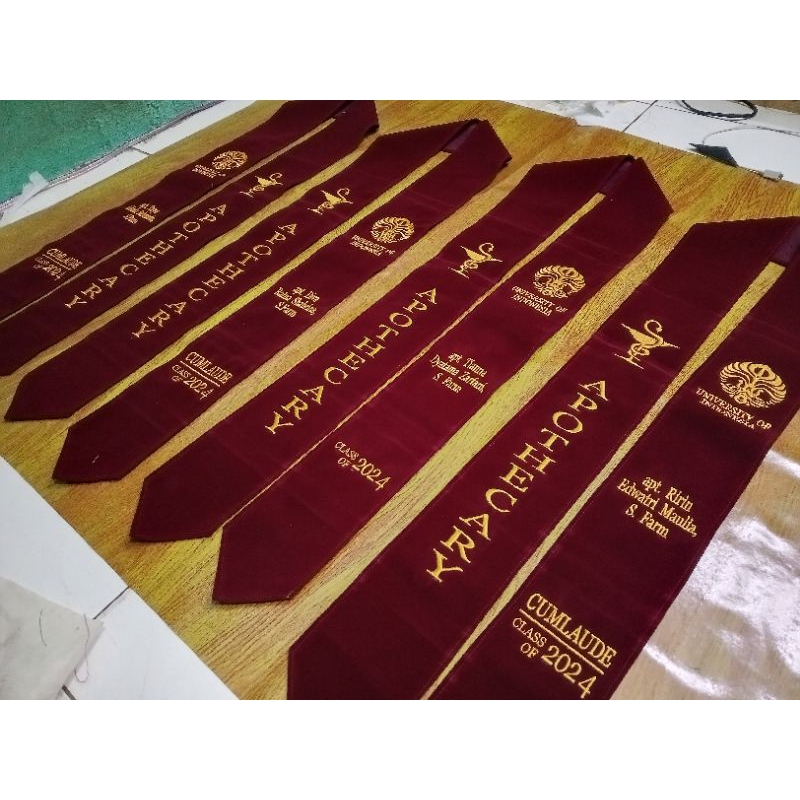 Jual DOUBLE BELUDRU !!! Selempang Wisuda/Selempang Kalung/Selempang ...