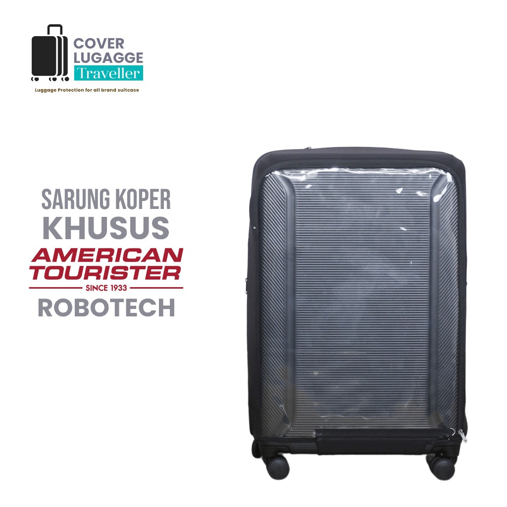 Jual Sarung cover pelindung luggage koper american tourister robotech ...