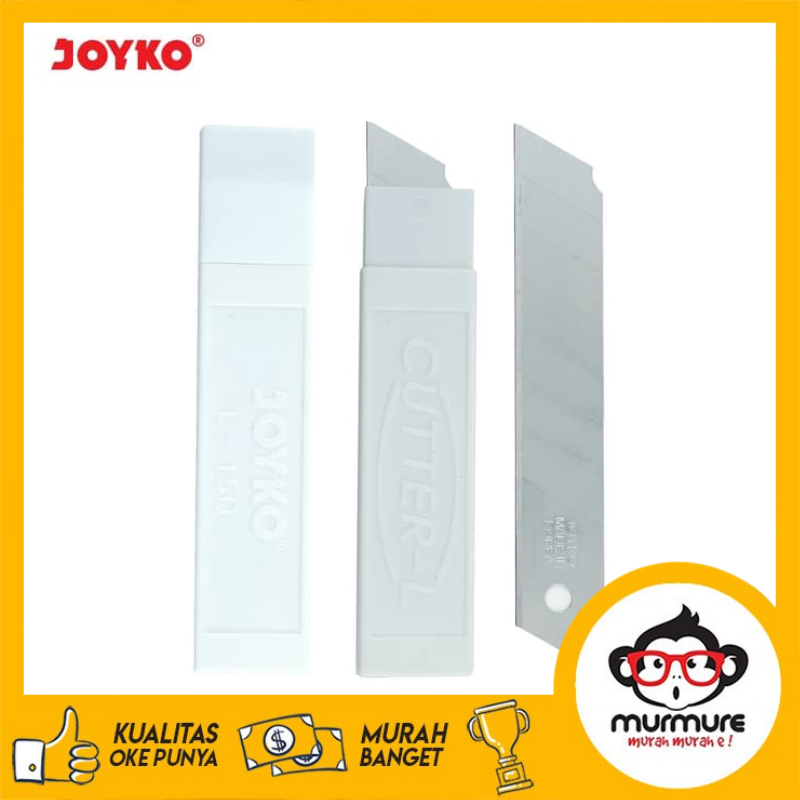 Jual MURMURE I CUTTER BLADE REFILL ISI PISAU PEMOTONG JOYKO L-150 1 ...