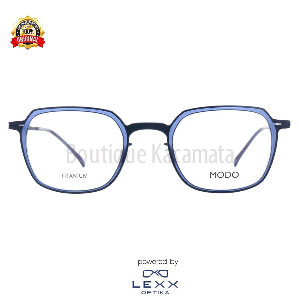 Jual Frame Kacamata Modo Original Titanium 4116-NAVY | Shopee Indonesia