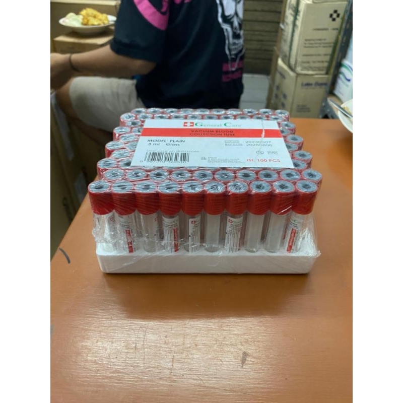 Jual Tabung Plain 3ml General Care / VACUUM BLOOD COLLECTION TUBE 3 ML ...