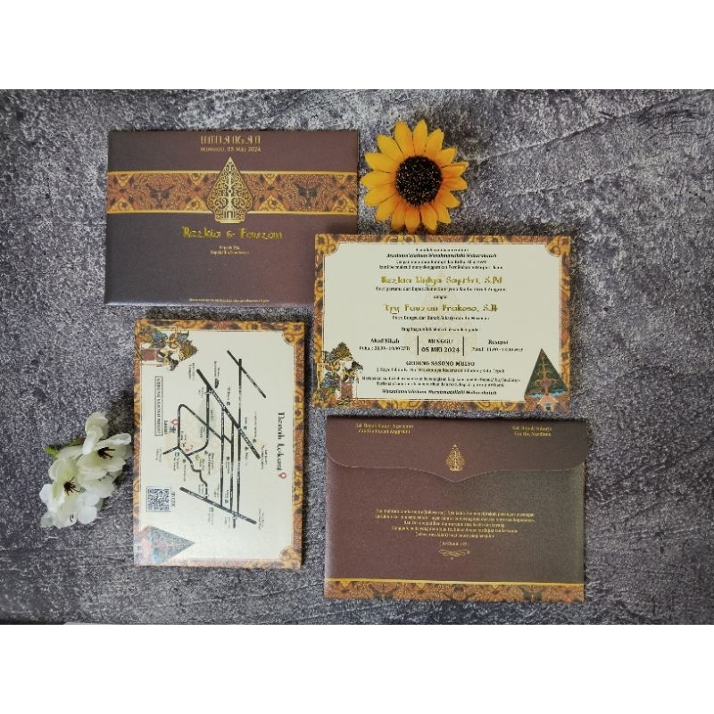 Jual Undangan Pernikahan Motif Batik | Shopee Indonesia