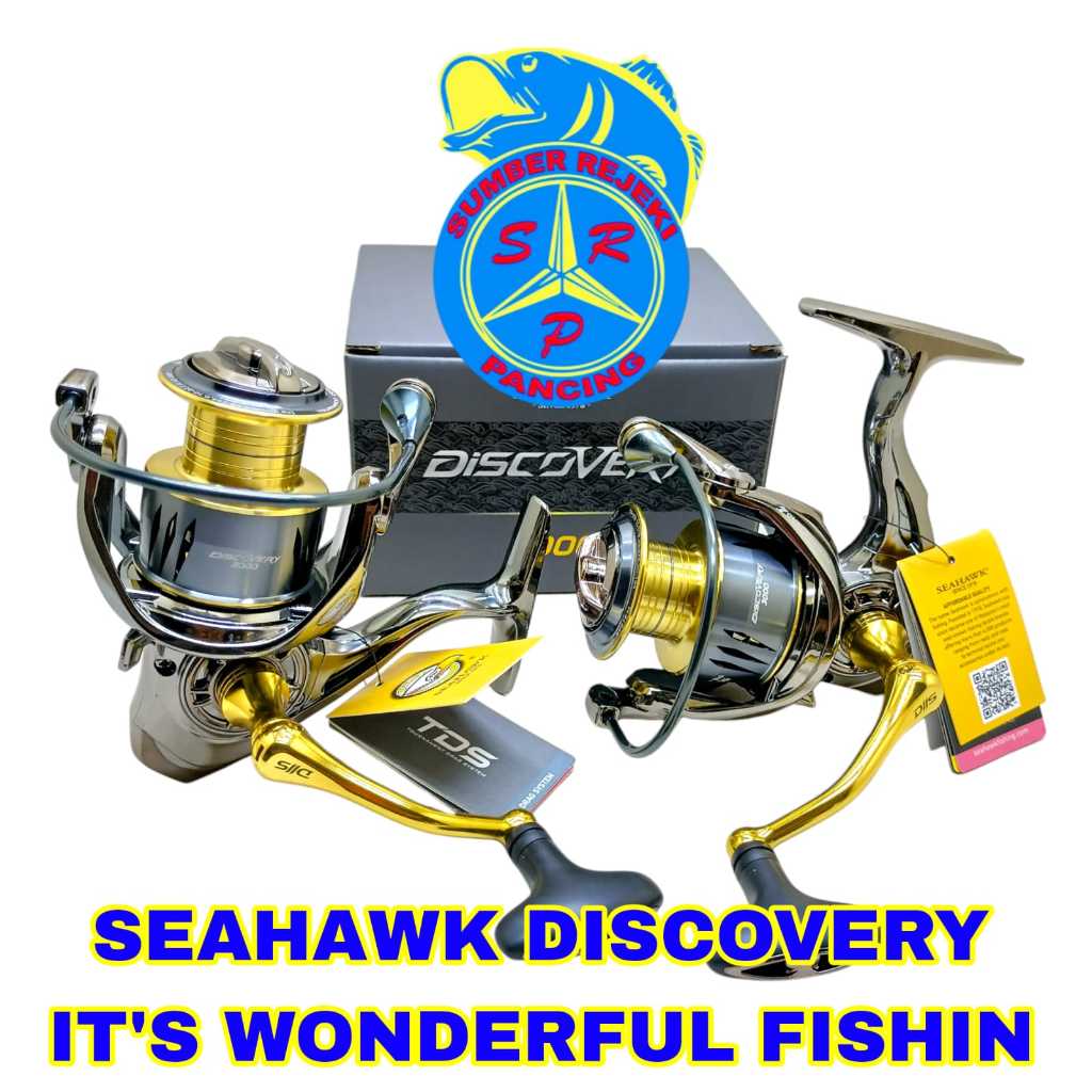 Jual Reel Seahawk Discovery Power Handle 1000 2000 3000 4000 6000 ...
